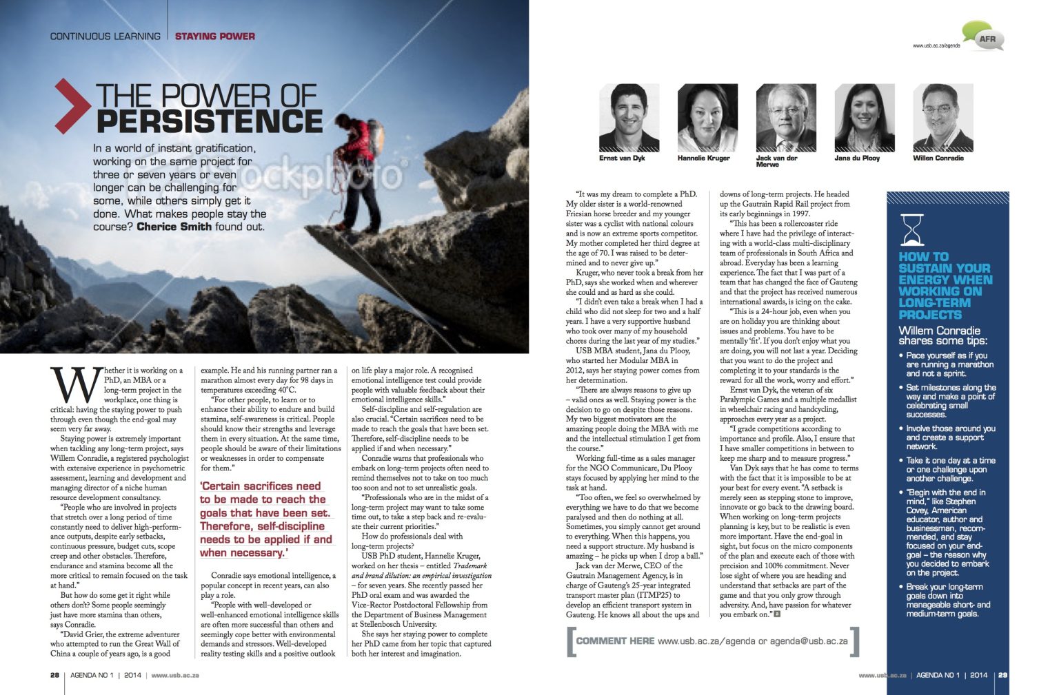 The Power of Persistence - Willem Conradie & Associates